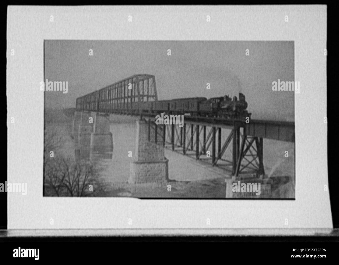 Santa Fe Bridge, Atchison, Topeka, and Santa Fe Railroad., Detroit ...