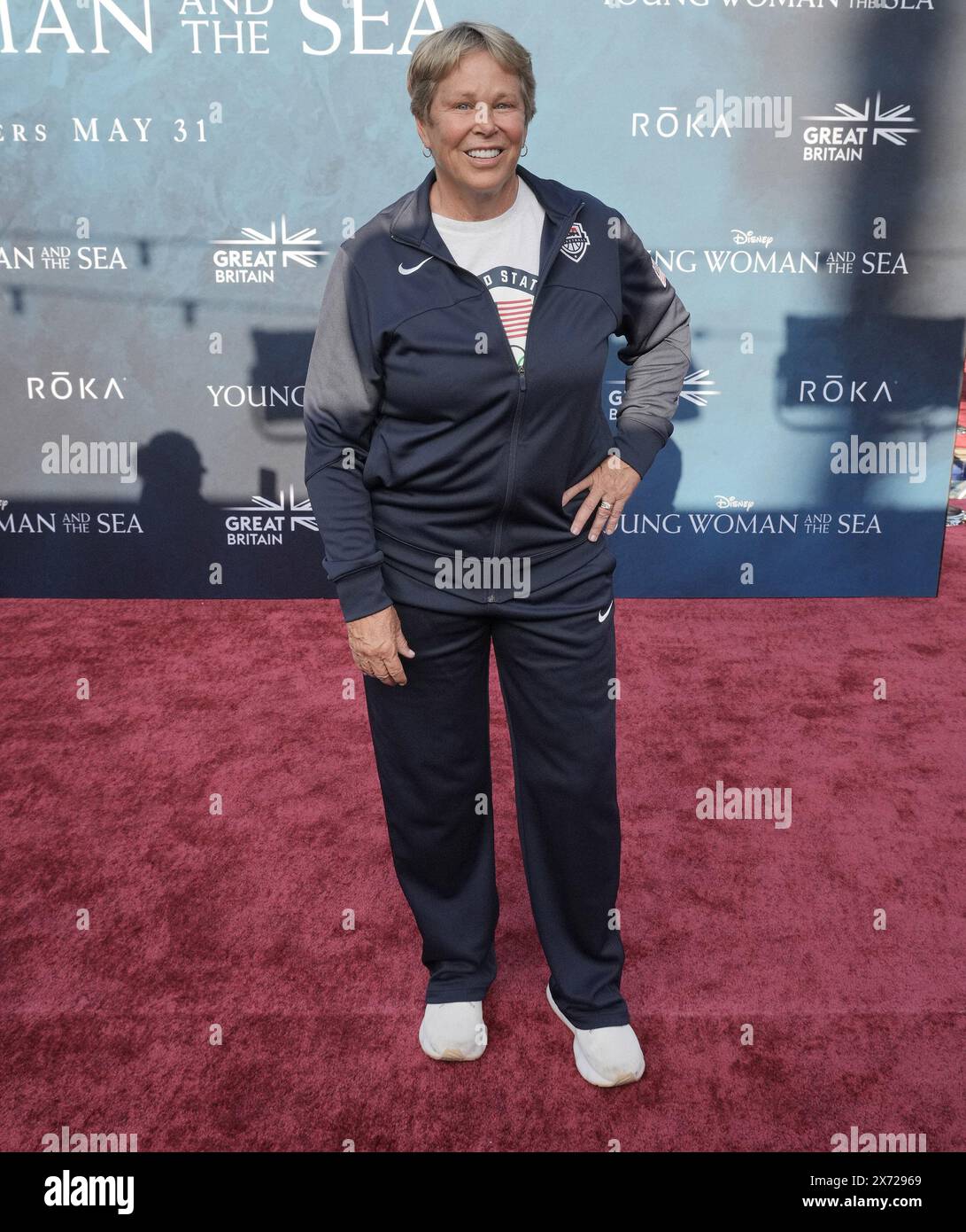 Los Angeles, USA. 16th May, 2024. Ann Meyers Drysdale arrives at the ...