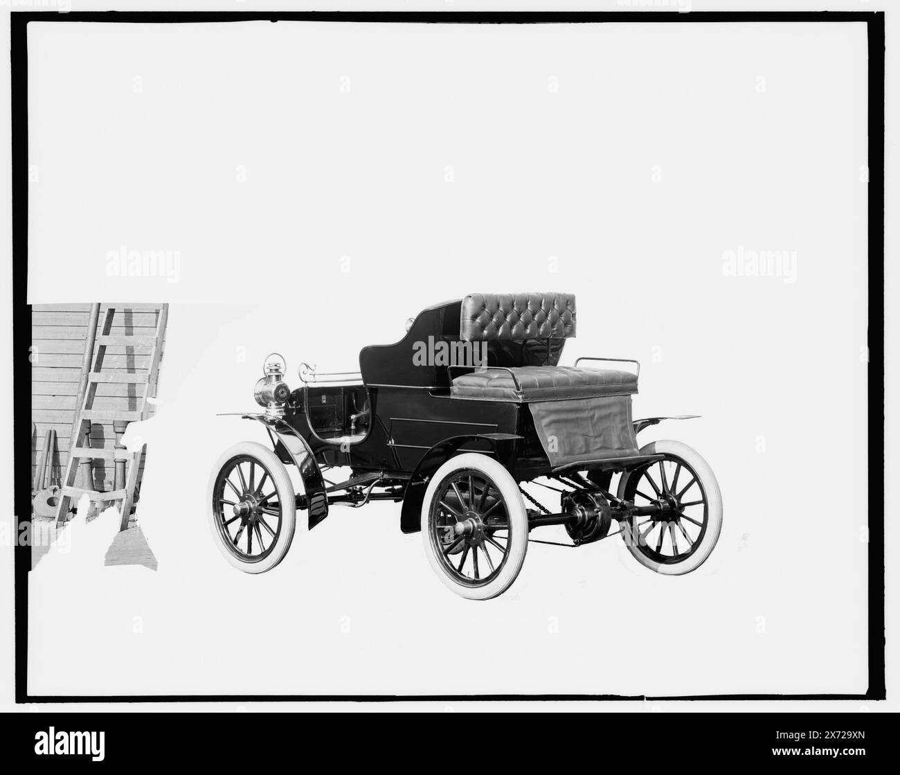 Northern Manufacturing Company automobile, rear-quarter view, Title ...