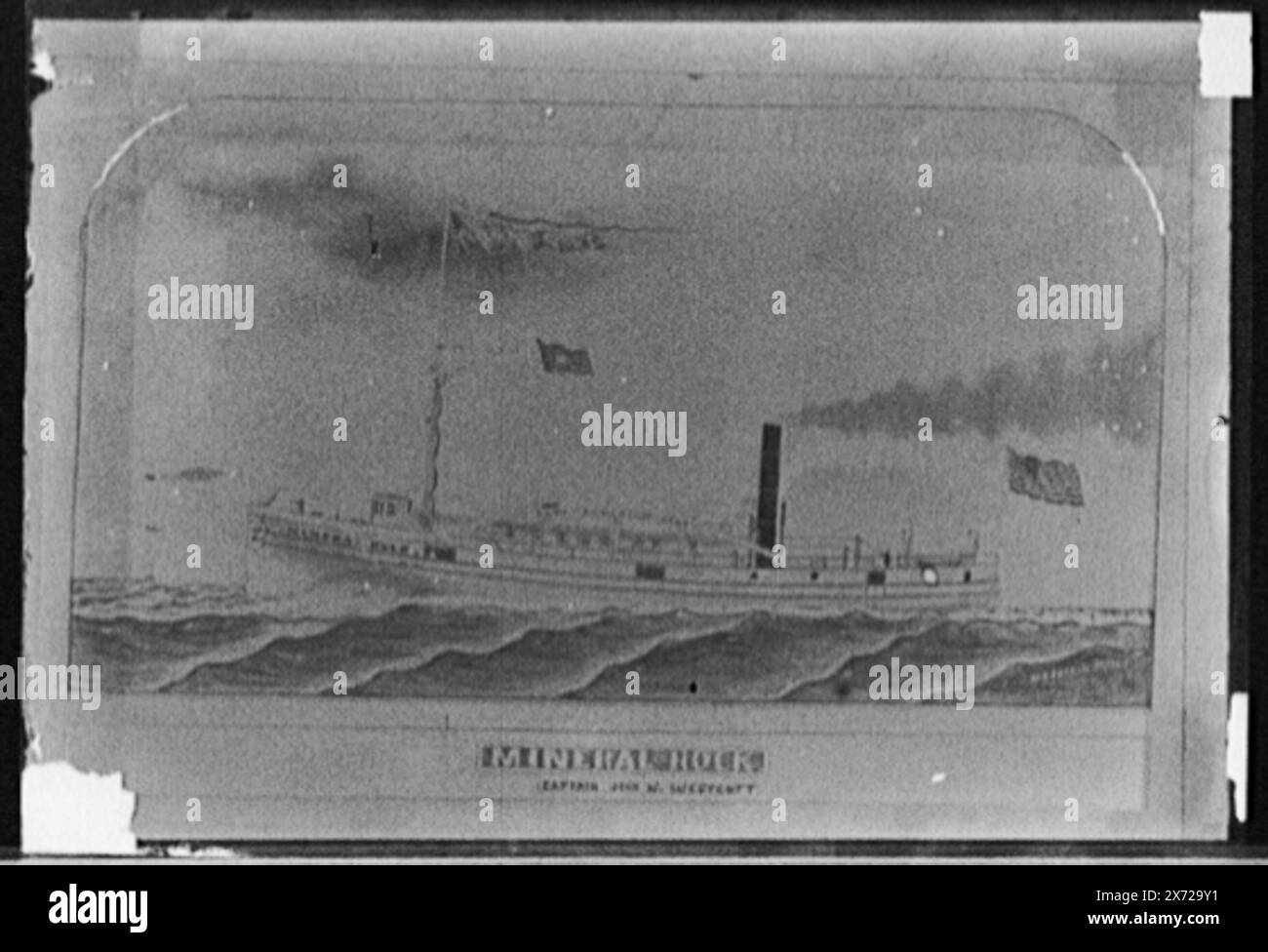 Ships lettering Black and White Stock Photos & Images - Alamy