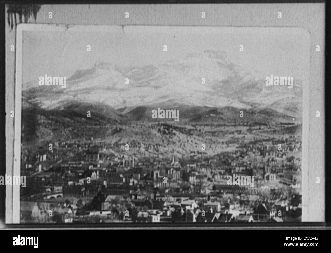 Mountain town united states Black and White Stock Photos & Images - Alamy