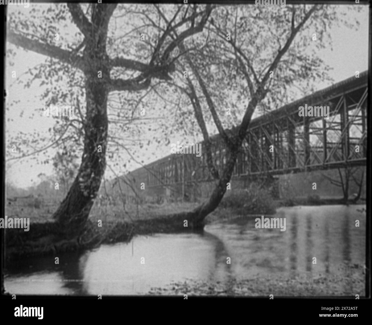 Bridge over the Neshamone i.e. Neshaminy, "W.H. Jackson Phot. Co ...