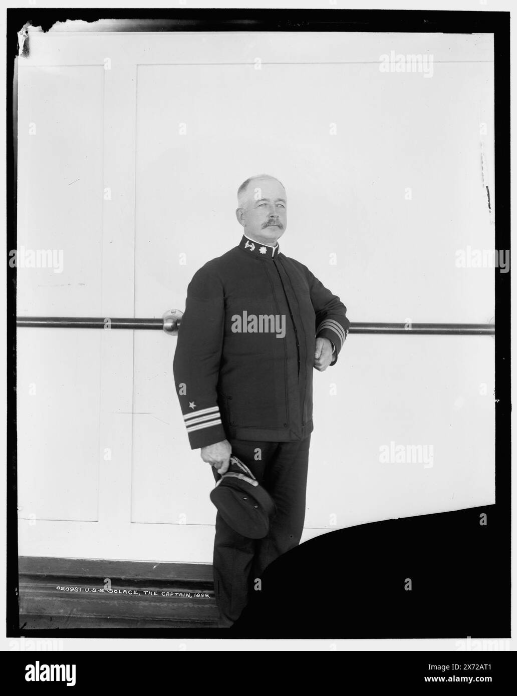 U.S.S. Solace, the captain, Attribution to Hart based on negatives with ...