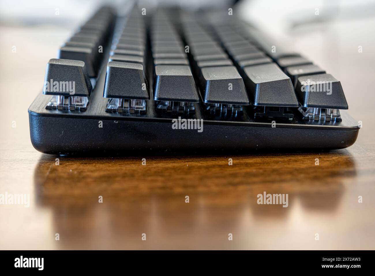 Mechanical keyboard at officre used to work with computer Stock Photo ...