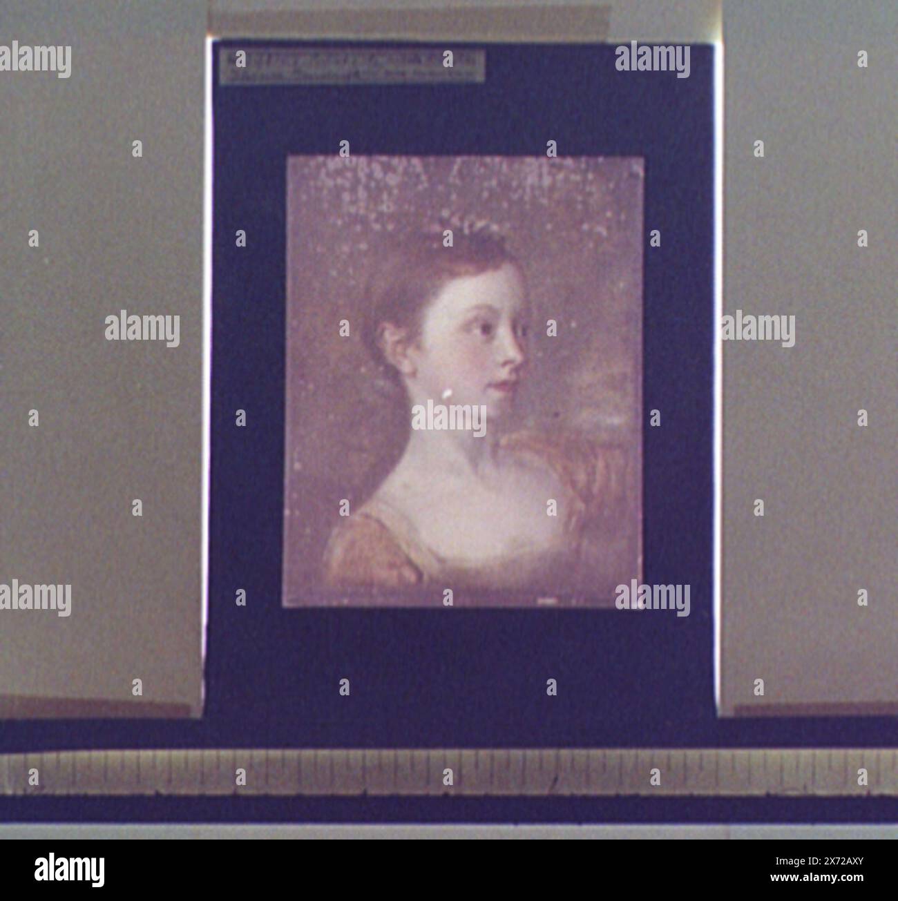 Artist's daughter, head-and-shoulders portrait, Title based on negative ...