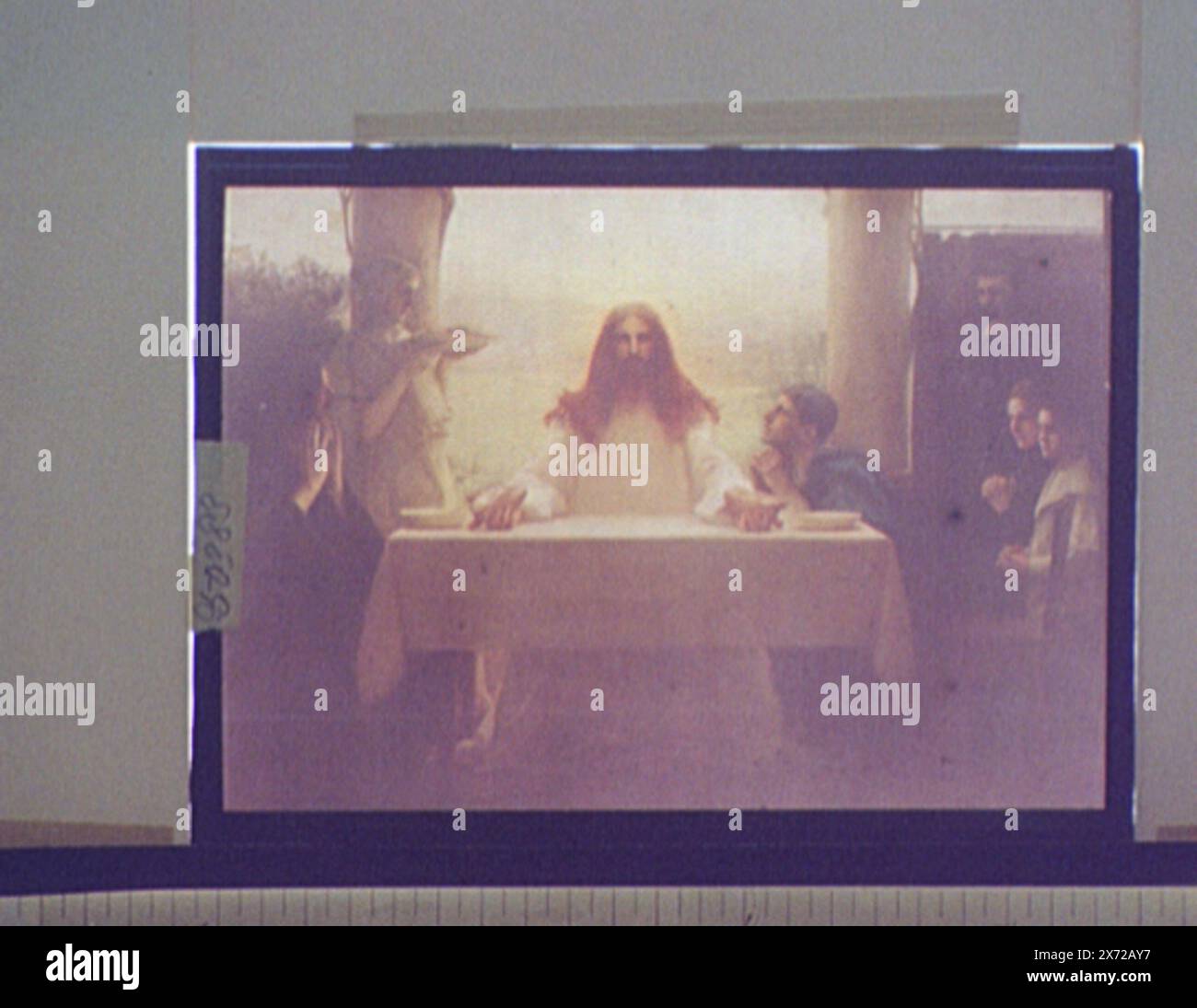 Christ breaking bread, Title from jacket., Photograph of a painting ...