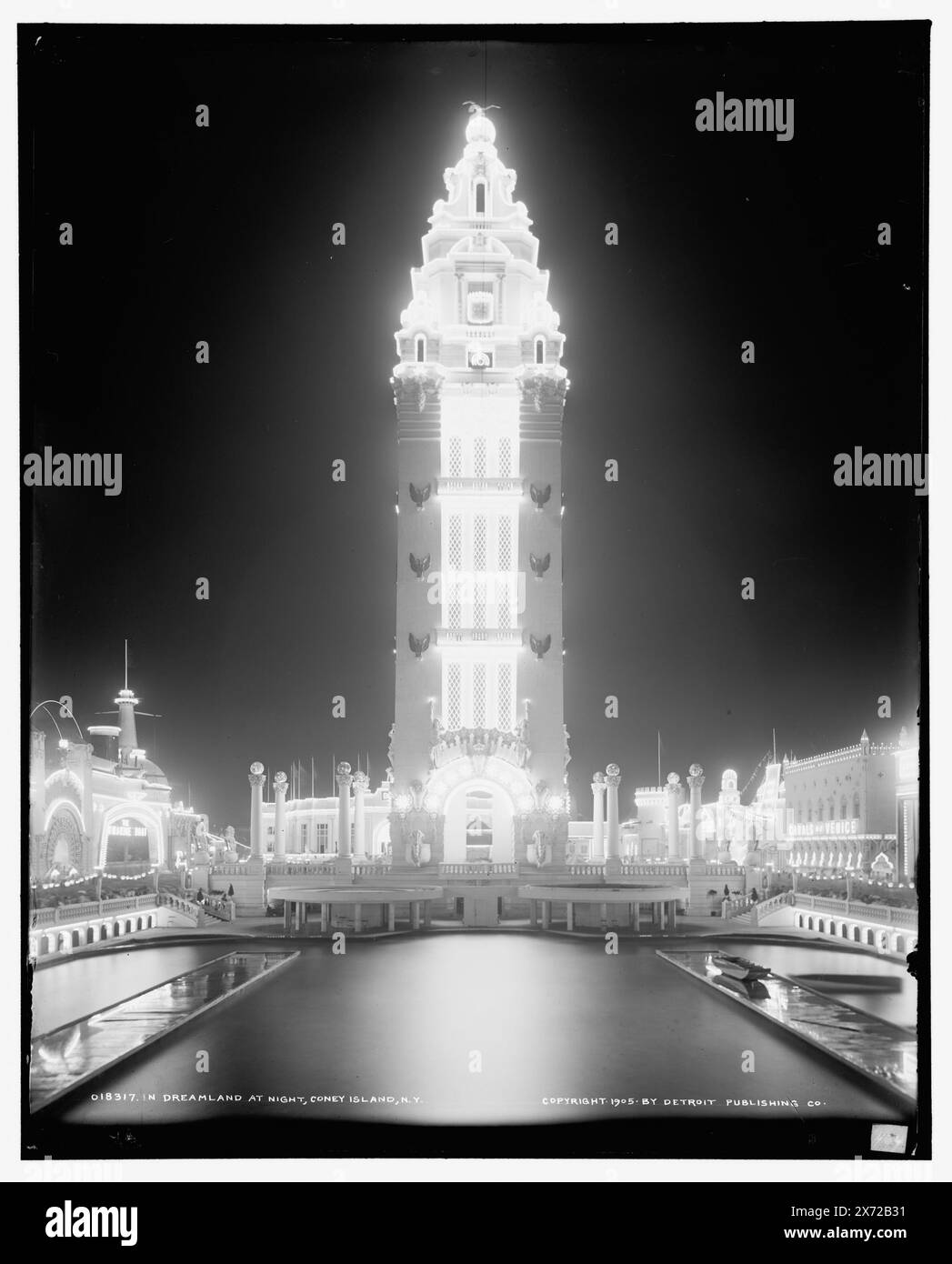 Night scene on new Cut Out Stock Images & Pictures - Alamy