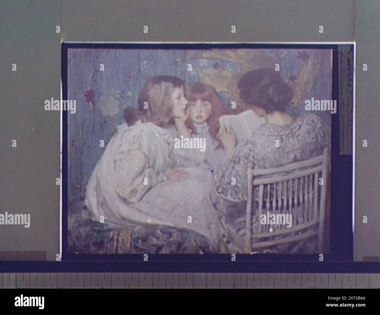 Fairy tales, Photograph of a painting signed "J.J. Shannon" at the ...