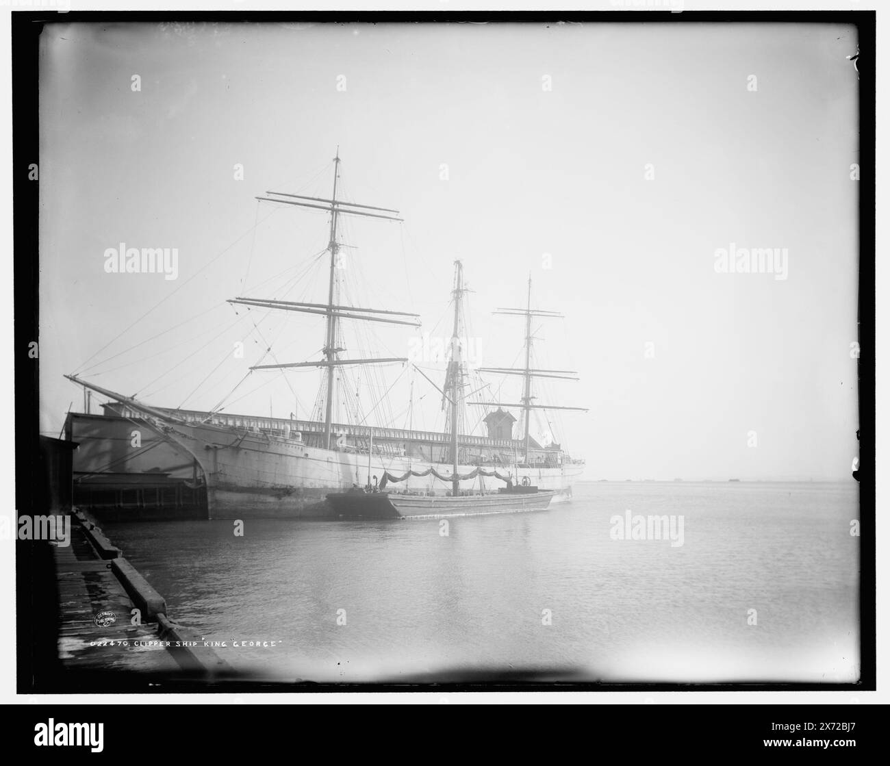 Clipper ship King George, Detroit Publishing Co. no. 022470., Gift ...