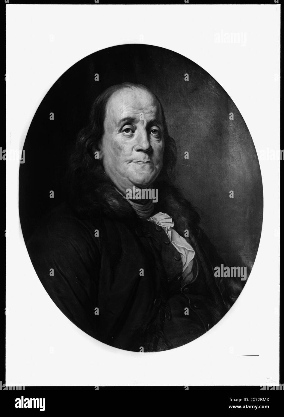 Benjamin Franklin, head and shoulders portrait, Title devised by ...
