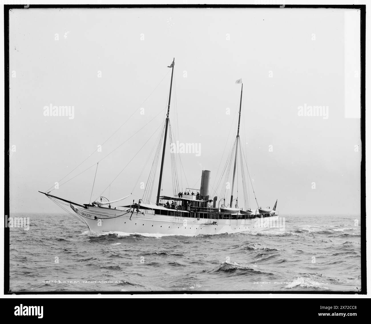 Steam yacht north star Cut Out Stock Images & Pictures - Alamy