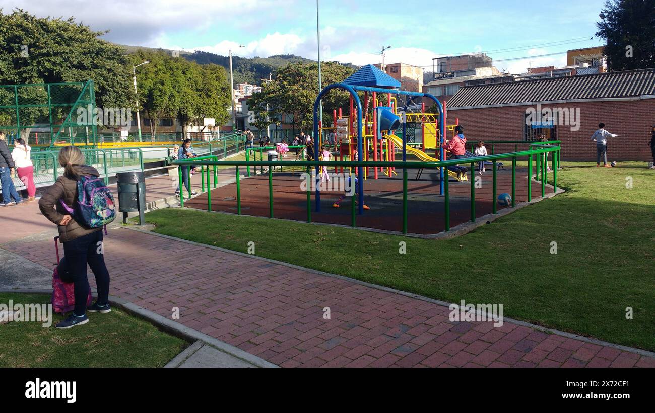 Bogota, Colombia. 28-08-2018. Colombias walks and ride over Bogota city ...