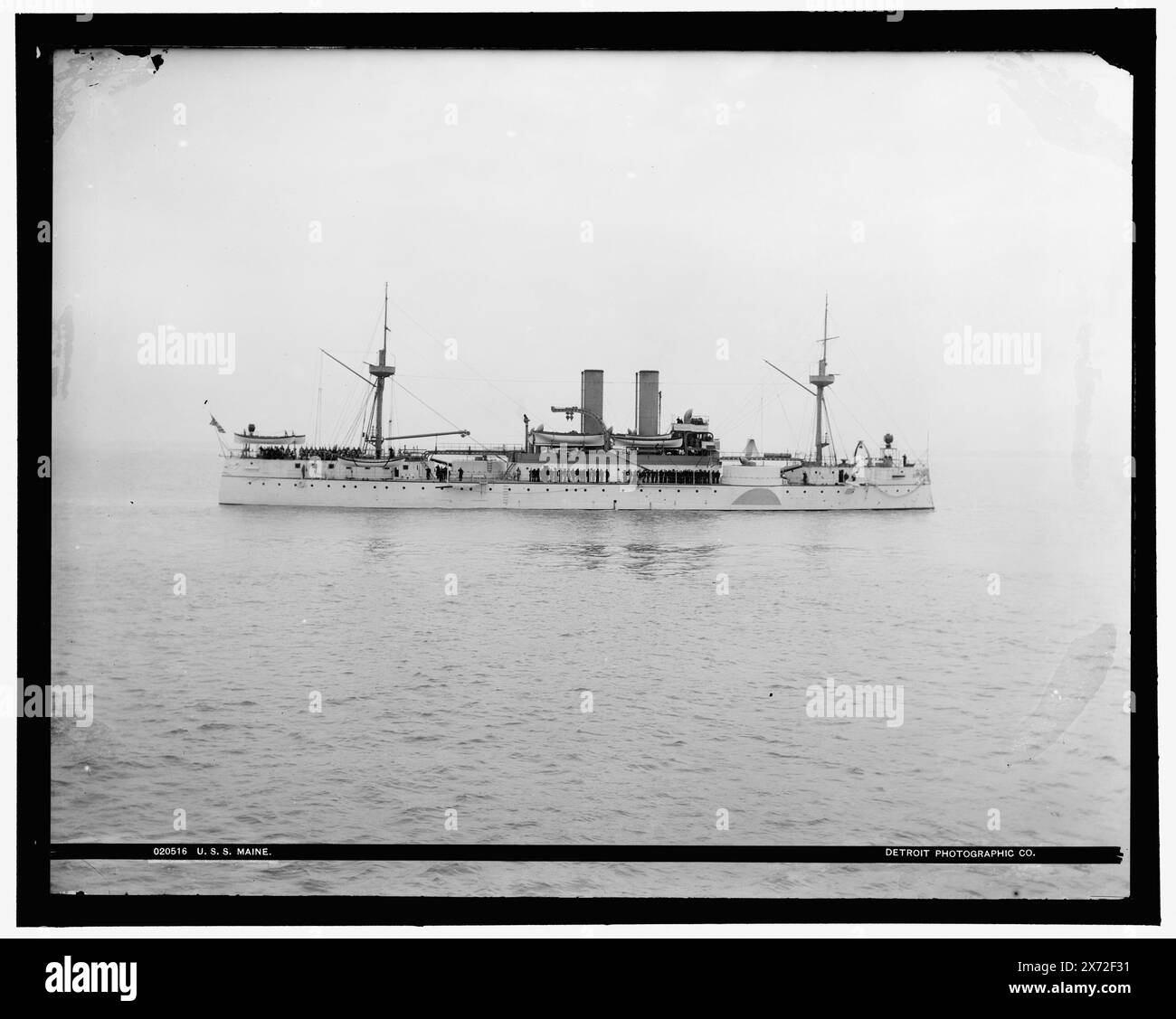 U.S.S. Maine, Date based on Detroit, Catalogue J (1901)., Detroit ...