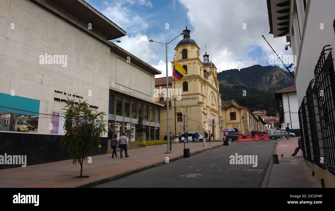 Bogota, Colombia. 28-08-2018. Colombias walks and ride over Bogota city ...