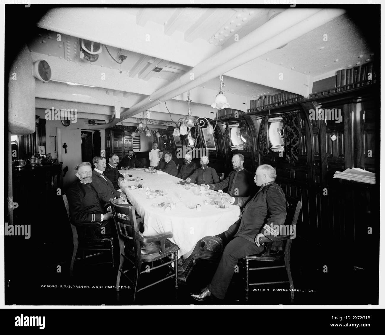 Mess room Black and White Stock Photos & Images - Alamy