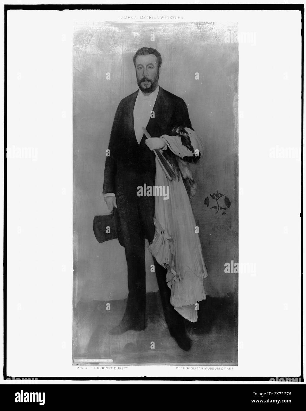 Theodore Duret, full-length portrait, Title devised by cataloger ...