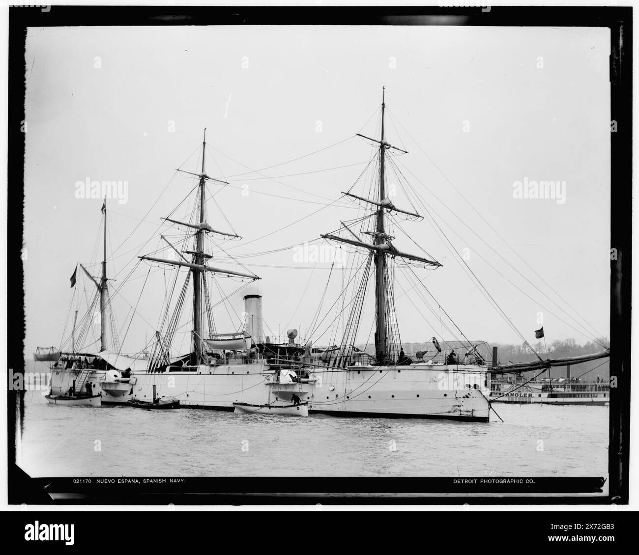 Nueva espana gunboat Black and White Stock Photos & Images - Alamy