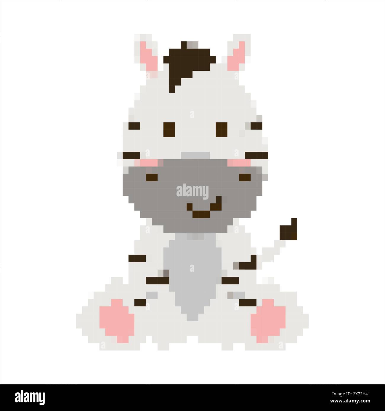Savanna Animals pixel art set. Safari wildlife collection. 8 bit. Game ...