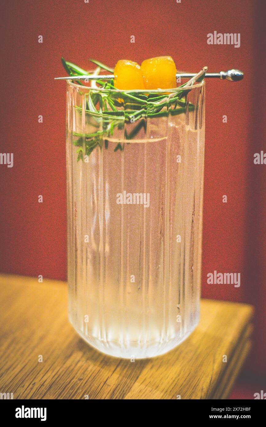 Zuma cocktail made from Plantation original dark rum, fresh lime juice ...