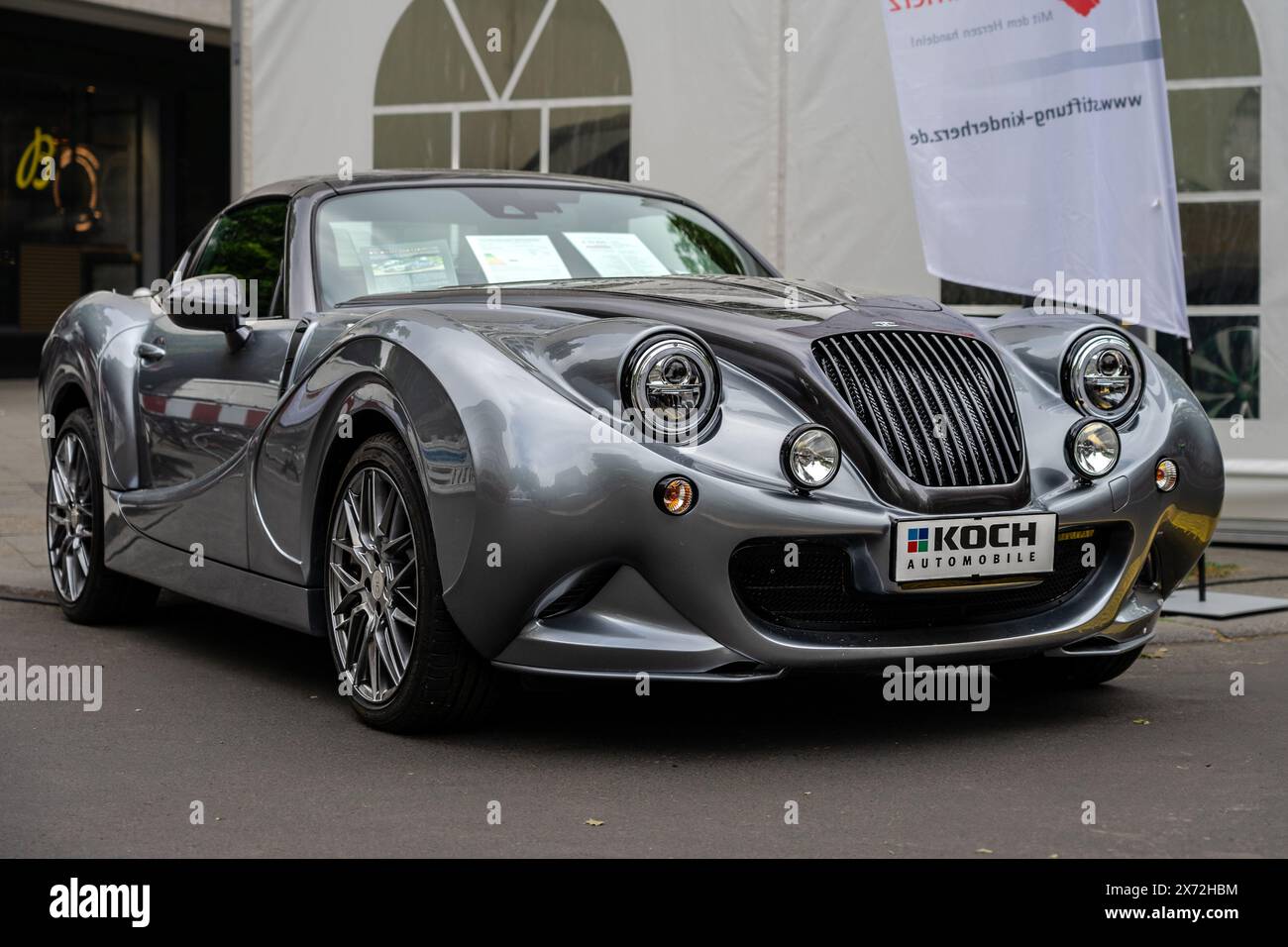 BERLIN - MAY 04, 2024: The sports car Mazda MX-5 Hurtan RF (single copy ...