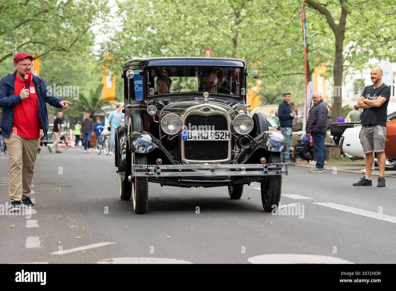 BERLIN - MAY 04, 2024: The full-size car Ford Model A. Classic Days ...