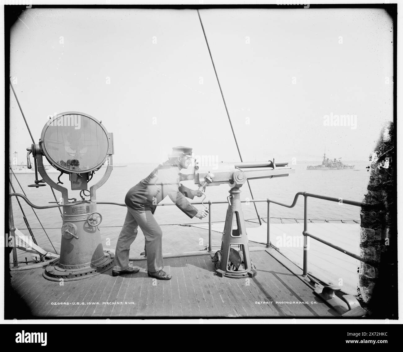 U.S.S. Iowa, machine gun, Date based on Detroit, Catalogue J (1901 ...