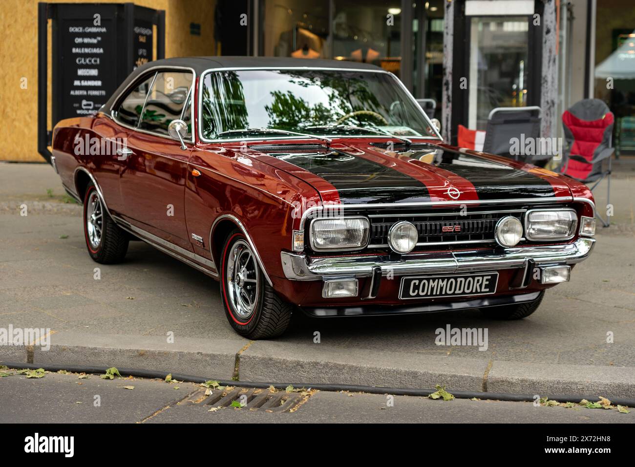 BERLIN - MAY 04, 2024: The executive car Opel Commodore GS/E. Classic ...