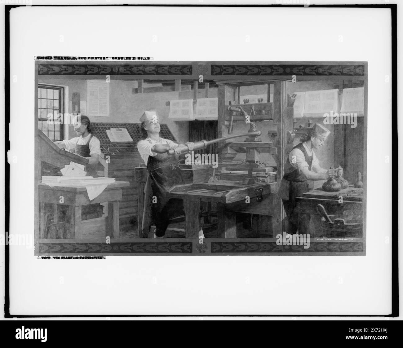 Benjamin franklin foundation Black and White Stock Photos & Images - Alamy