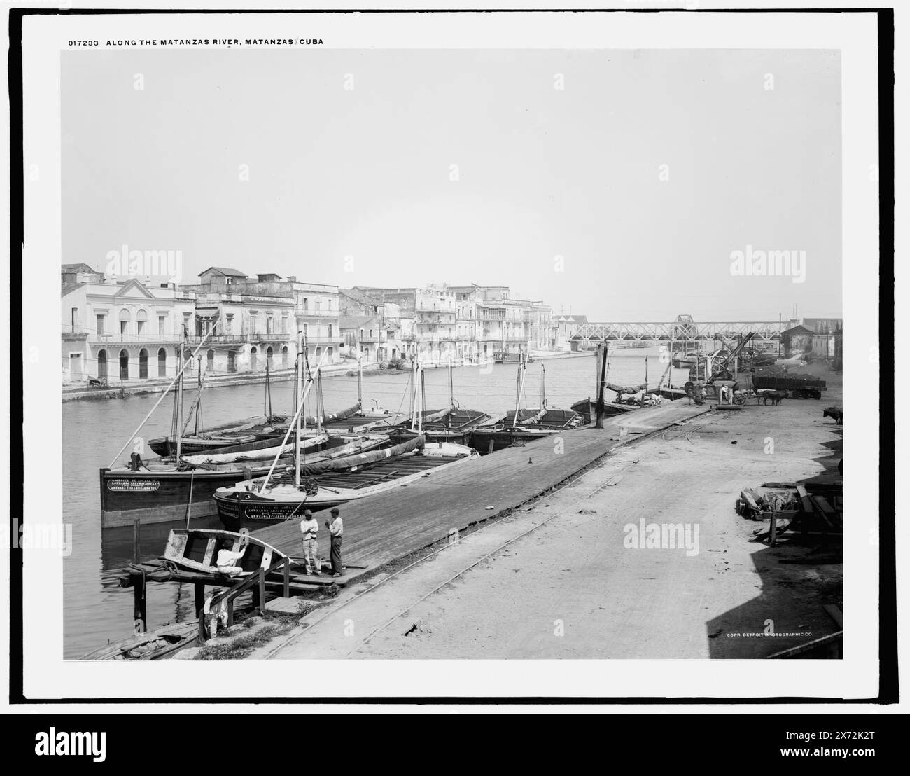 Historical architecture along the waterway Black and White Stock Photos ...
