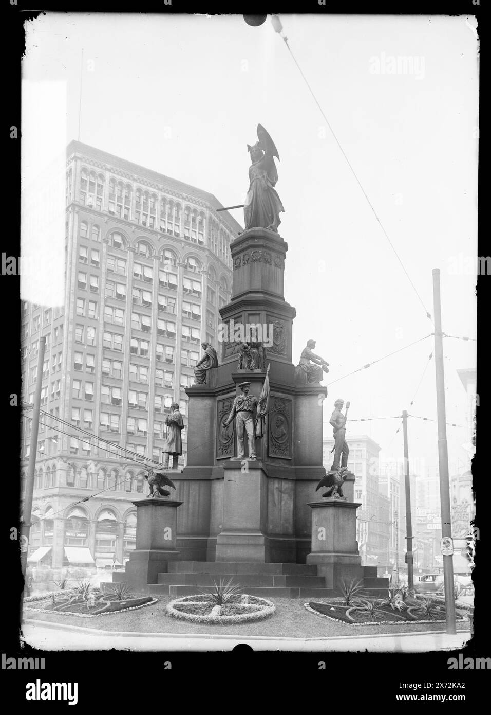 Soldiers' and Sailors Monument, Detroit, Mich, Title from jacket ...