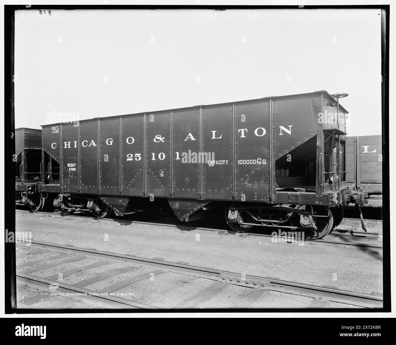 Standard coal car on C. & A. Ry. i.e. Chicago & Alton Railway, Date ...