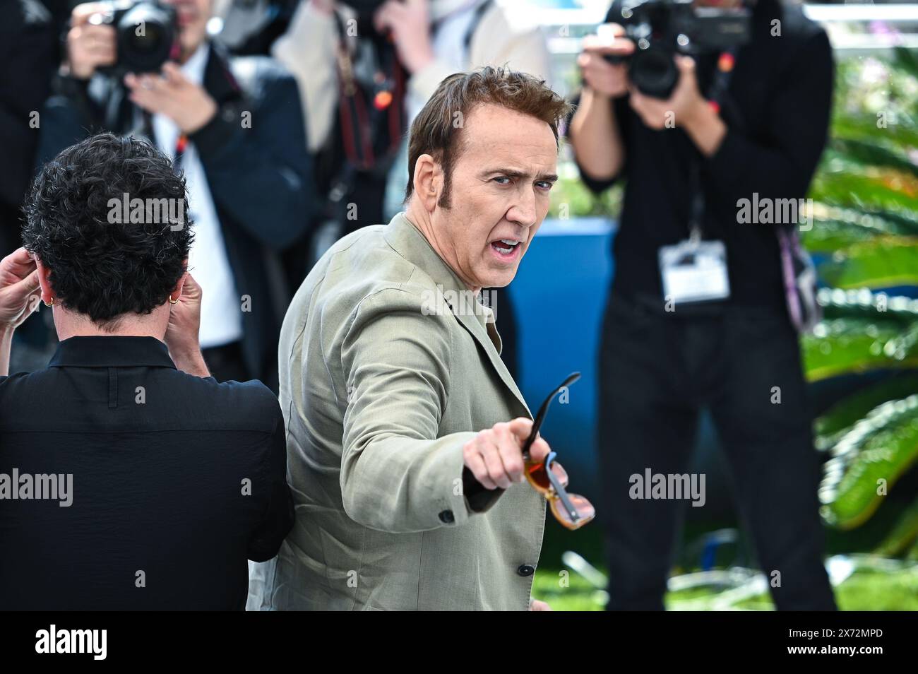 Cannes, France. 17th May, 2024. Nicolas Cage attends "The Surfer ...