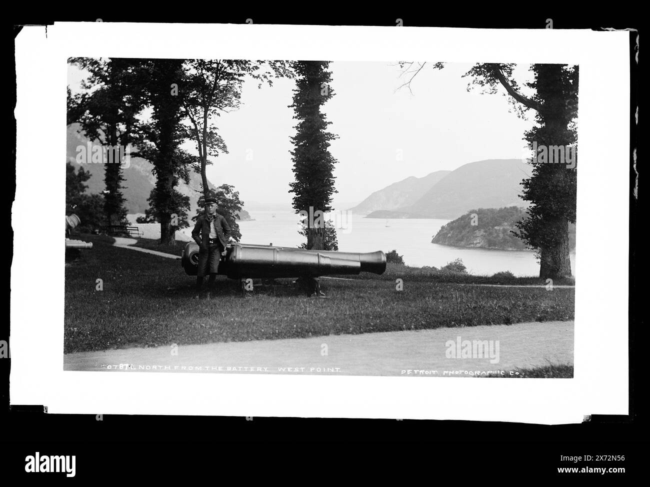 North from the battery, West Point, Attribution to Jackson based on ...