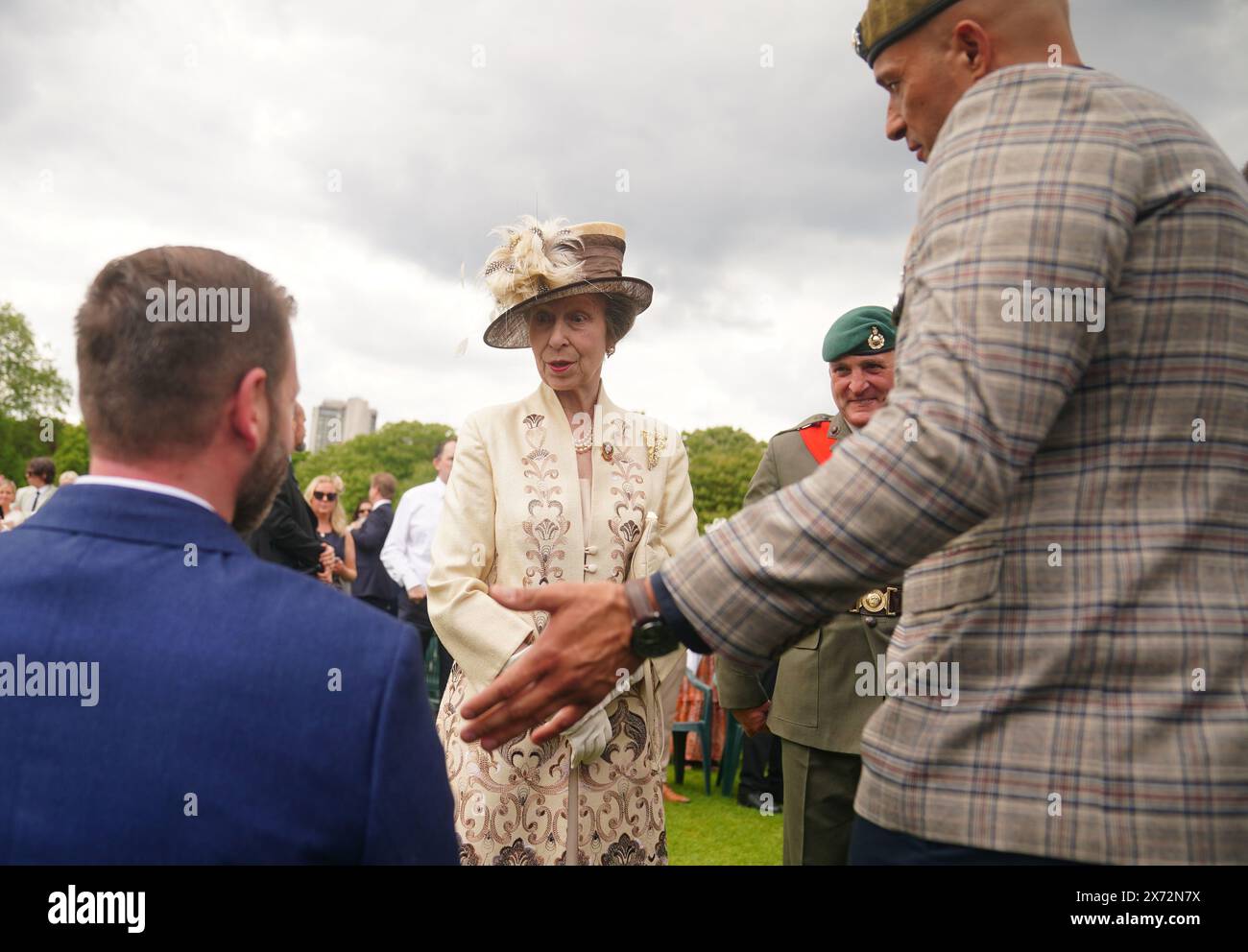 The Princess Royal, speaking to guests during the Not Forgotten ...