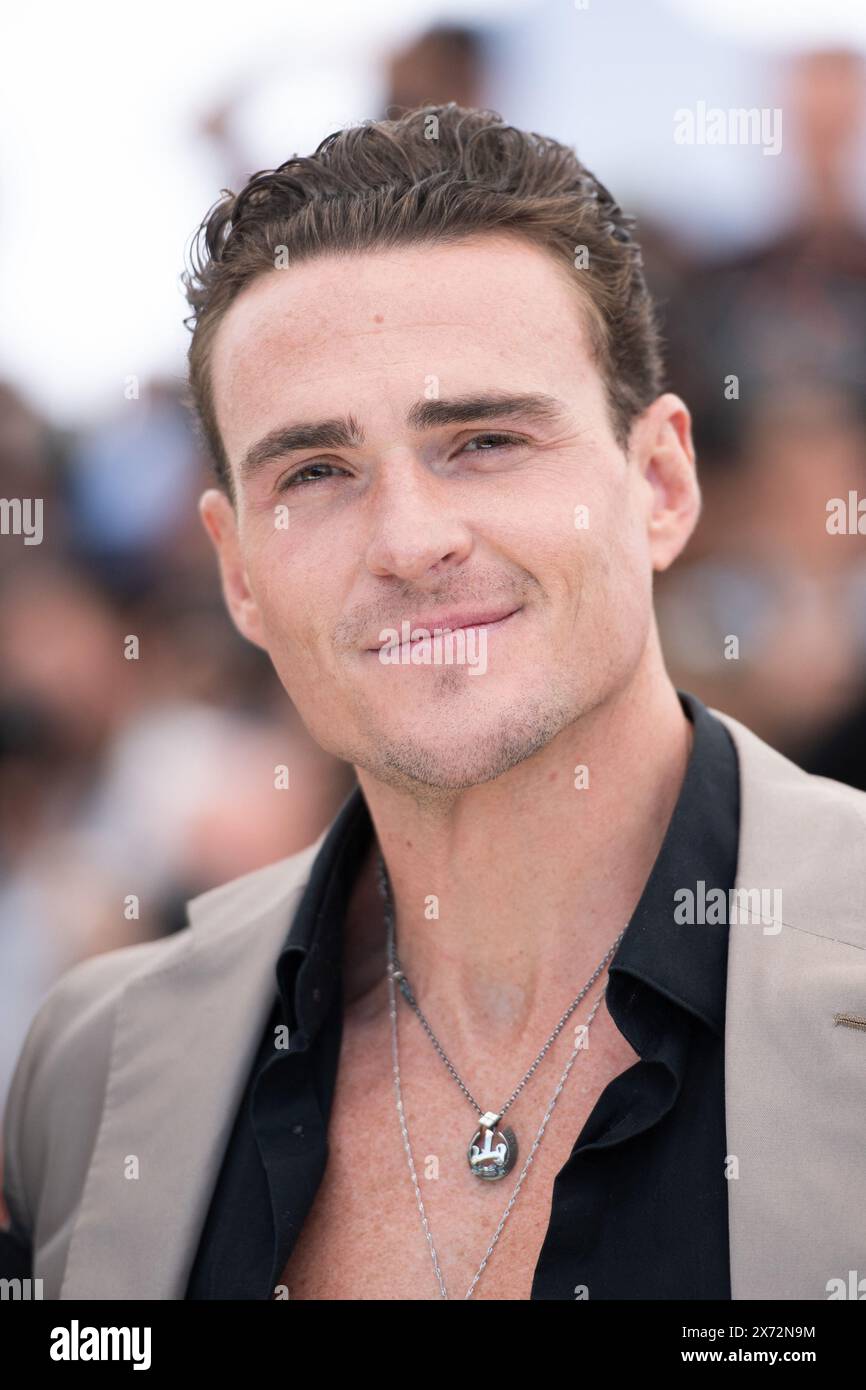 Cannes, France. 17th May, 2024. Alexander Bertrand attending The Surfer ...