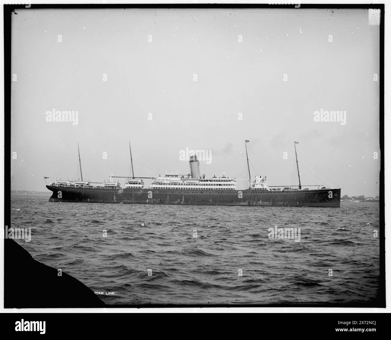 White Star Line, Part of title from jacket., Detroit Publishing Co. no ...