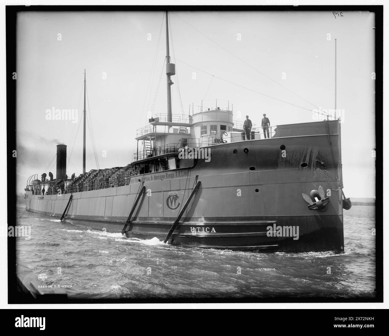 S.S. Utica, New York Central and Hudson River Railroad Line, "219" on ...