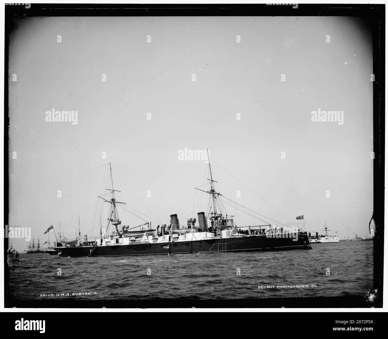 H.M.S. Australia, Detroit Publishing Co. no. 021116., Gift; State ...