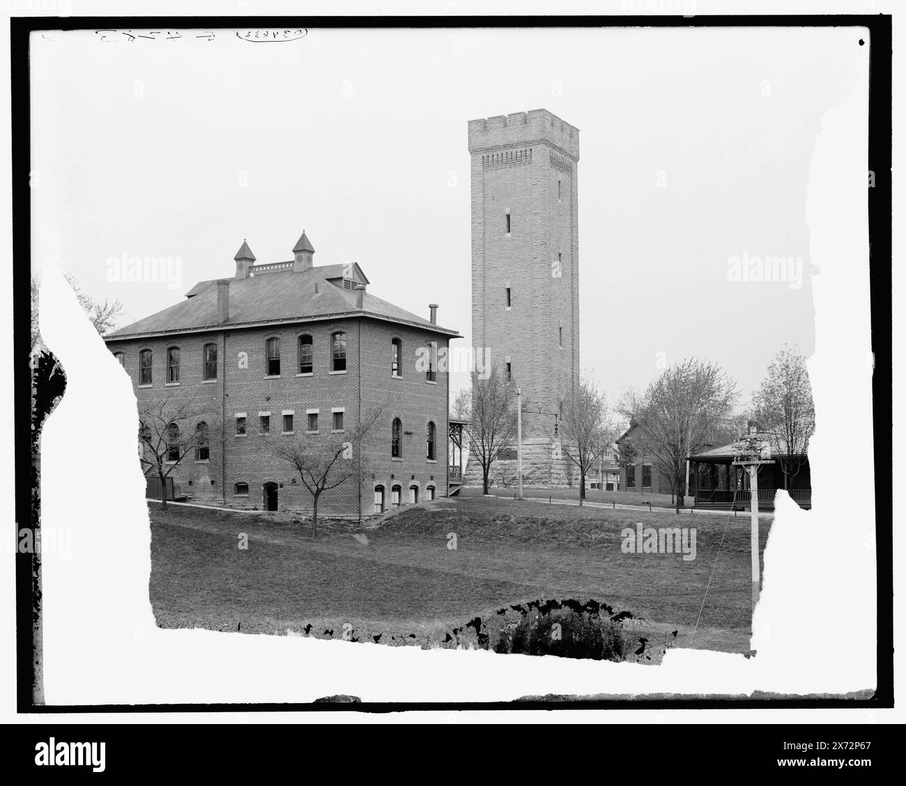 The Water tower, Fort Thomas, Ky., Title from jacket., "G 4563" on ...