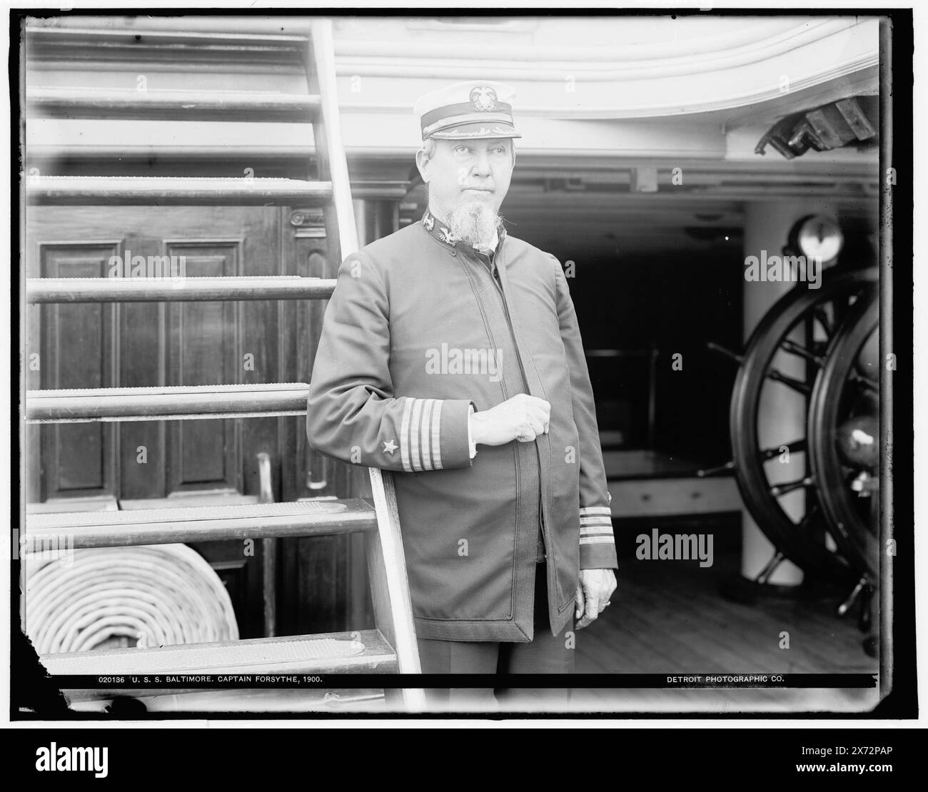 U.S.S. Baltimore, Captain Forsythe sic, Detroit Publishing Co. no ...