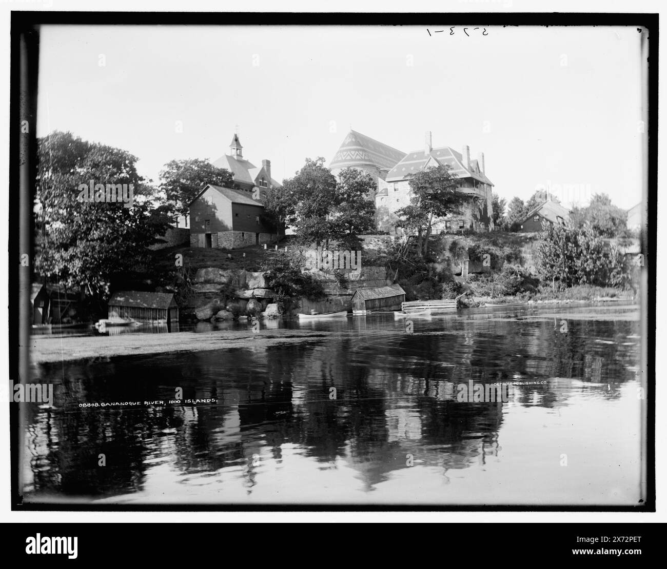 Gananoque River, 1000 Islands, Date based on Detroit, Catalogue J (1901 ...