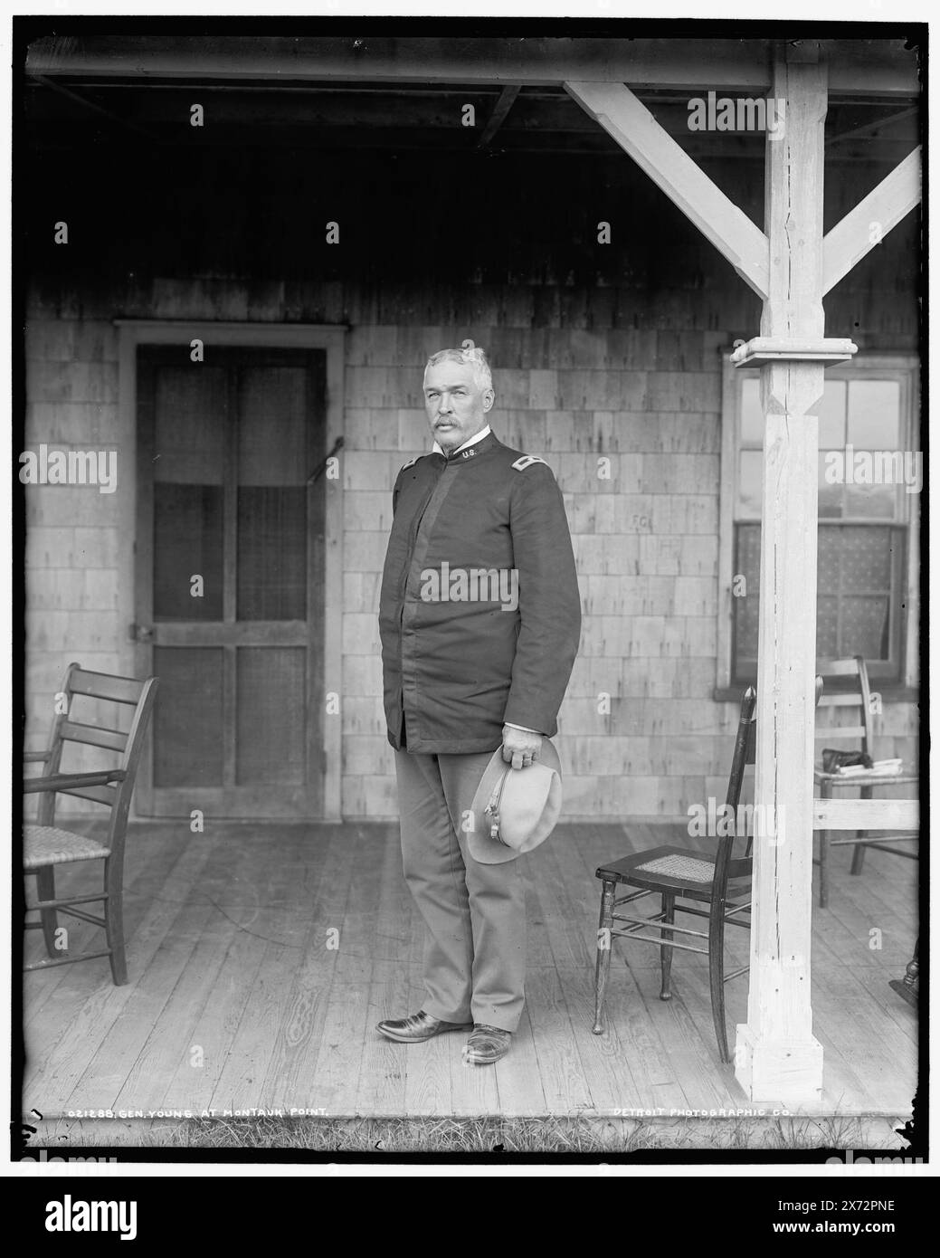 Gen. Young at Montauk Point, Date based on negatives with similar ...