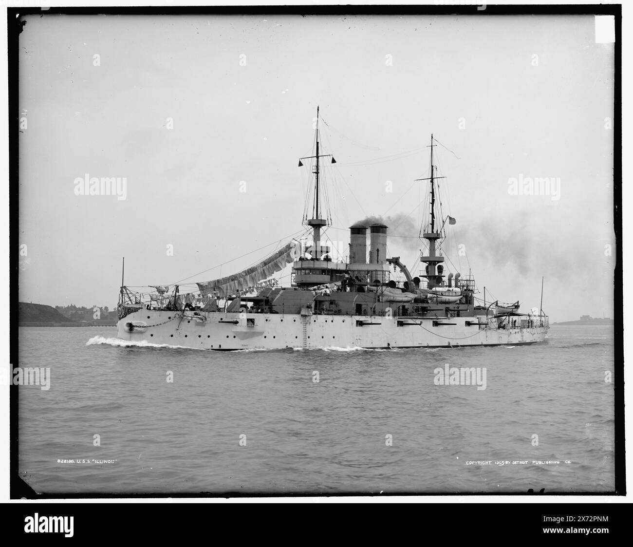 Illinois battleship Cut Out Stock Images & Pictures - Alamy