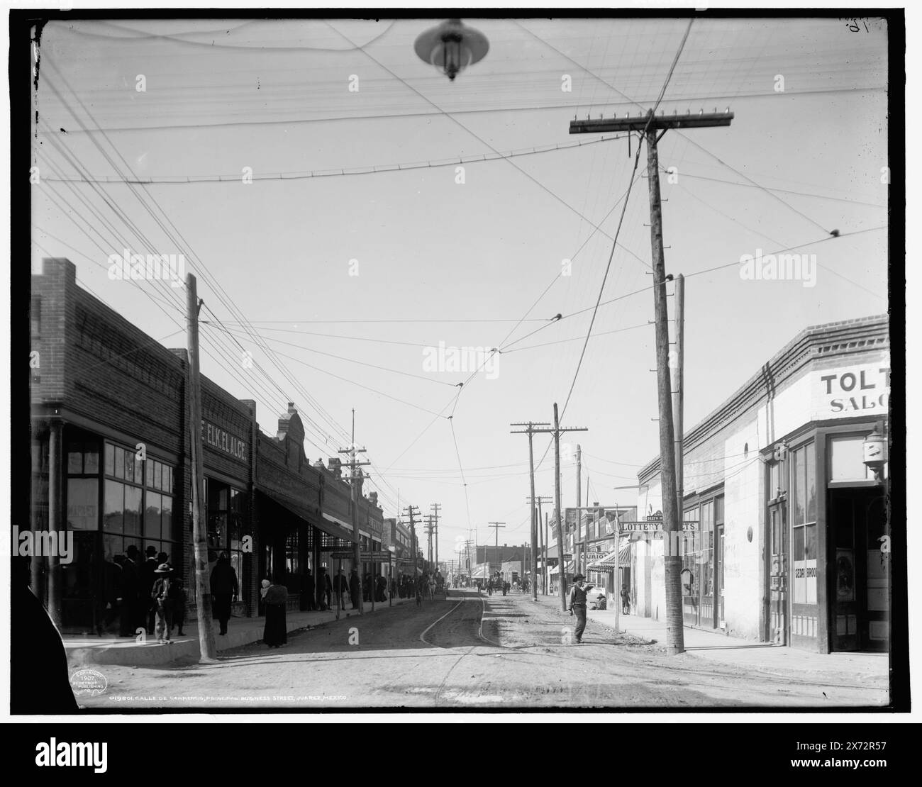 Main street downtown area Cut Out Stock Images & Pictures - Alamy