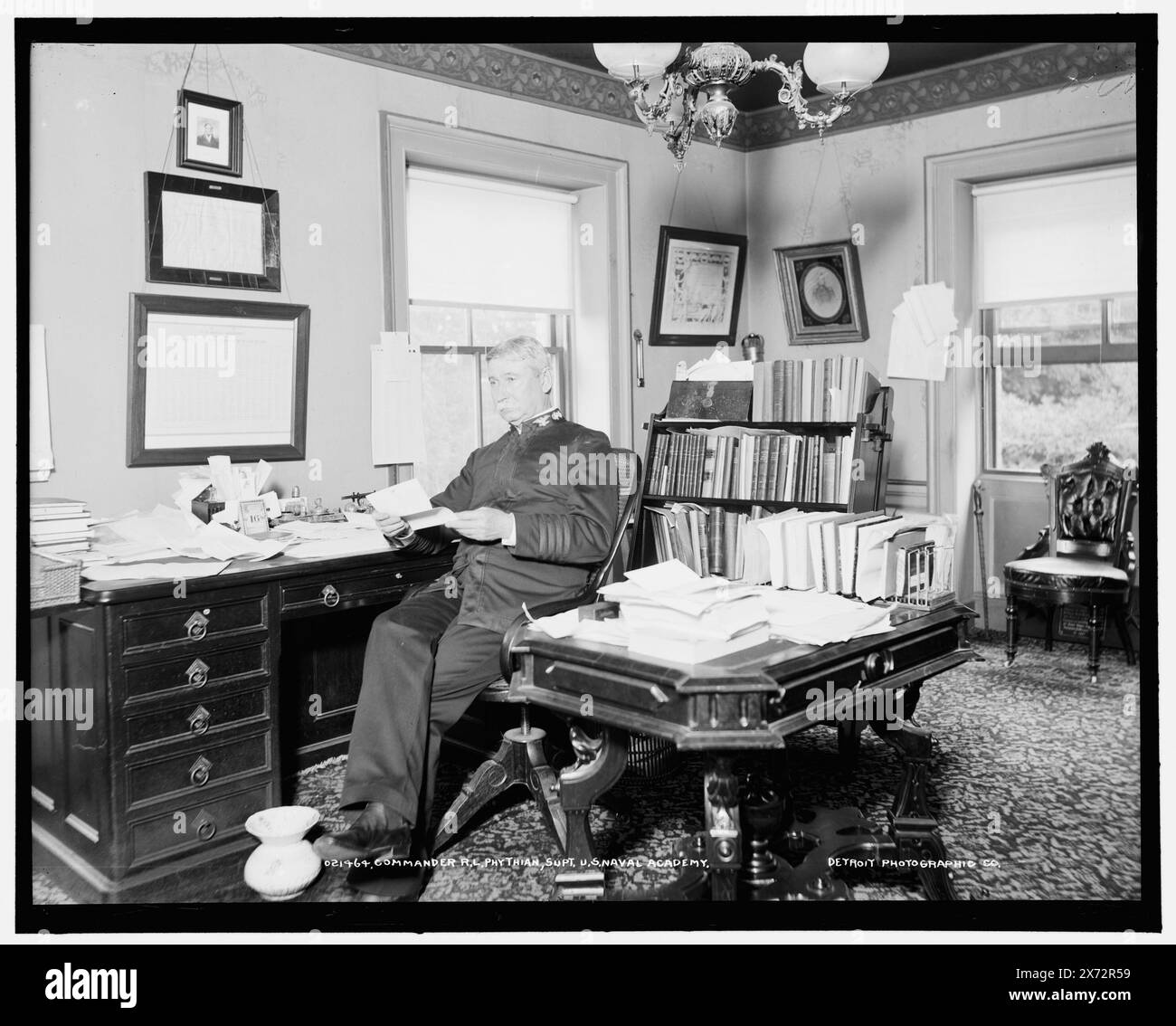 Commander R.L. Phythian, Supt. U.S. Naval Academy, Listed in Detroit ...