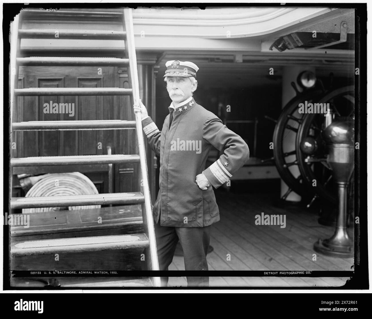 U.S.S. Baltimore, Admiral Watson, Detroit Publishing Co. no. 020133 ...