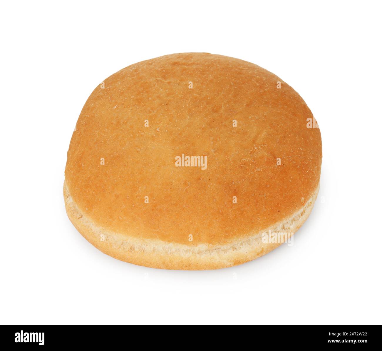 One fresh burger bun isolated on white Stock Photo - Alamy