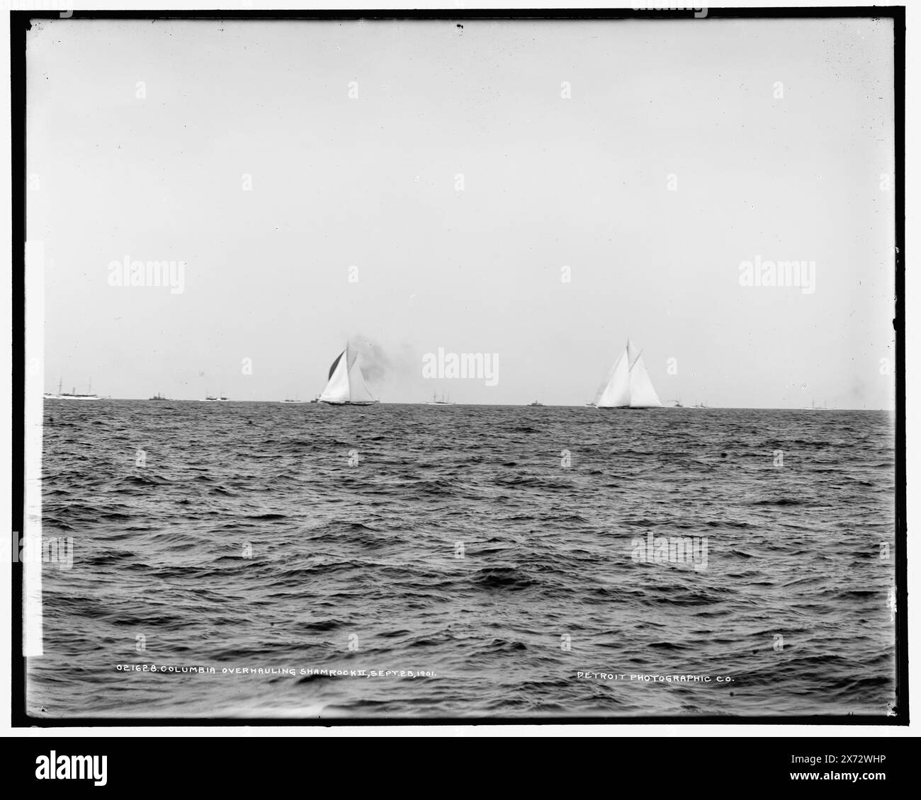 Stern racing yacht sailing Cut Out Stock Images & Pictures - Alamy