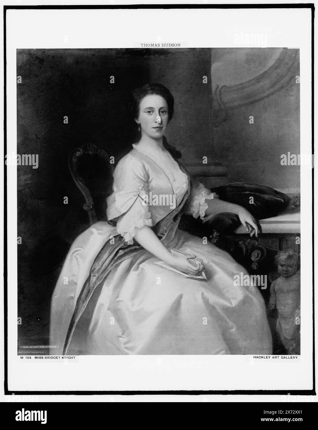 Miss Bridget Knight, three-quarter-length portrait, Title devised by ...