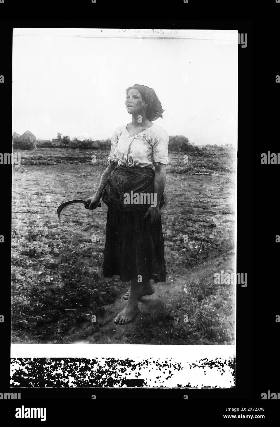 Jules breton painting song of the lark hi-res stock photography and ...